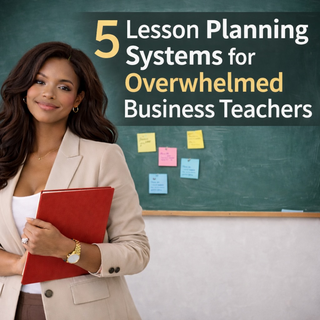5 Lesson Planning Systems For Overwhelmed Business Teachers - Business ...
